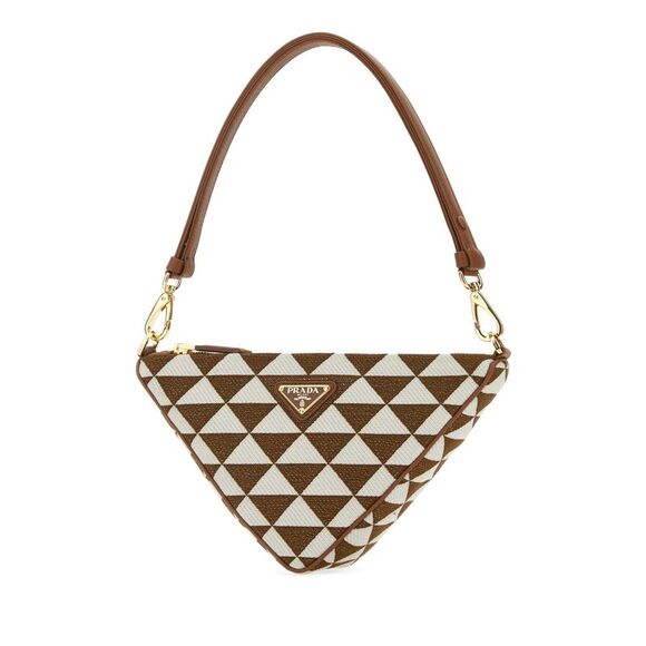 Prada | Bags | Prada Embroidered Fabric Mini Prada Symbole Shoulder Bag ...